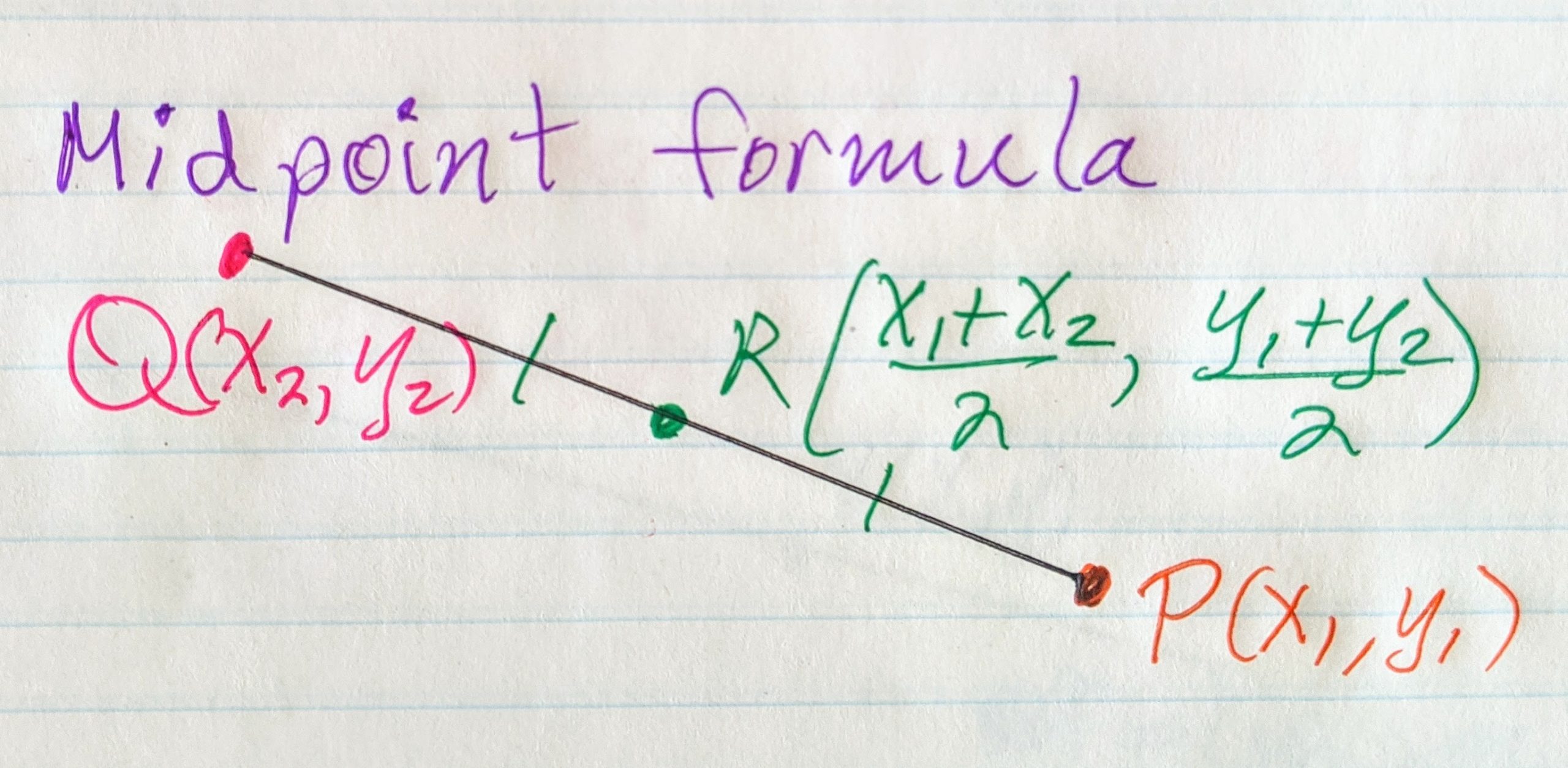 Midpoint of a Line segment - Ottawa, Ontario, Canada | Raise My Marks
